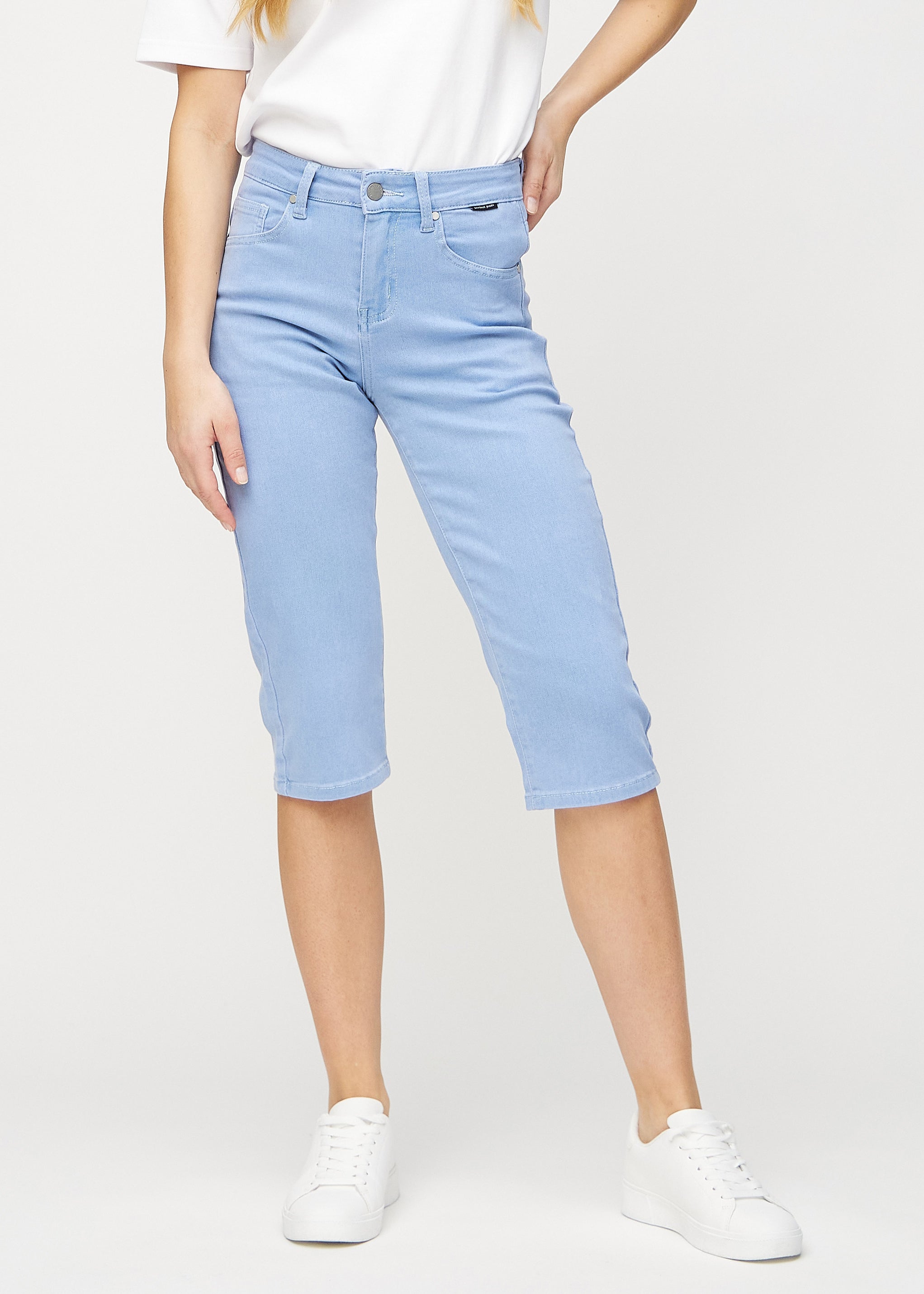 Skies™ Regular Capris - Lyseblå - Dame | Perfect Jeans